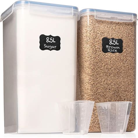 Ggbin 22 Lbs Plastic Ricecerealgrain Food Storage