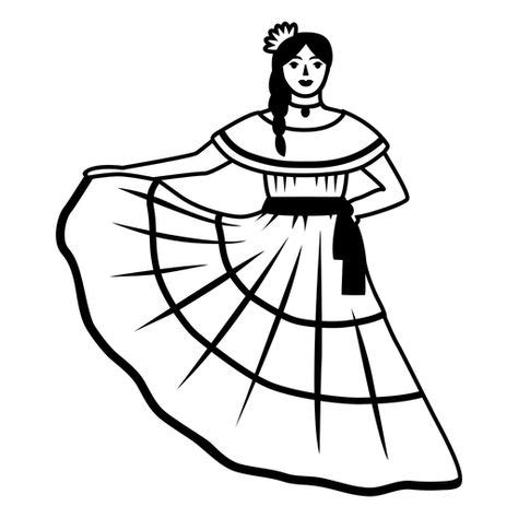 Danza Folclorica Dibujo