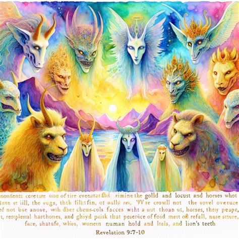 What Does Revelation 129 Mean Bible Art