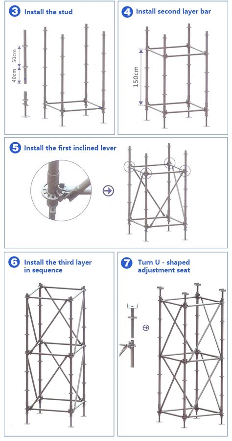 Wholesale Complete Metal Heavy Duty Scaffold Hot Dip Galvanized All