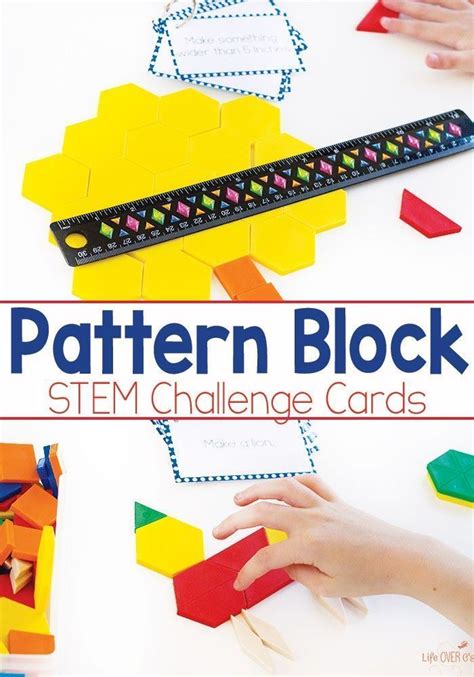 Pattern Block Stem Challenge Cards Free Printable Artofit