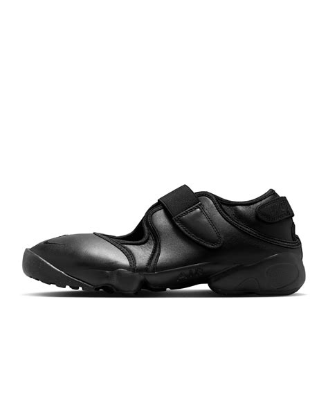 Women's Air Rift Leather 'Black' (HM5737-002) release date. Nike SNKRS