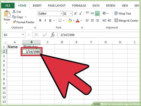 How To Calculate Age On Excel 9 Steps With Pictures WikiHow