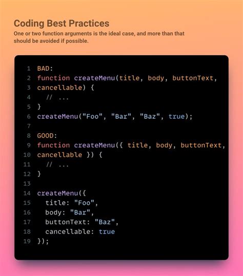 Jishnu Raj On Linkedin Limiting The Amount Of Function Parameters Is