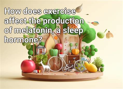 How does exercise affect the production of melatonin, a sleep hormone? – Health.Gov.Capital