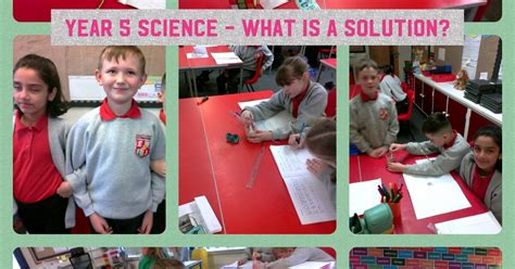 Year 5 Science What Is A Solution Darwen St James C Of E Primary Academy