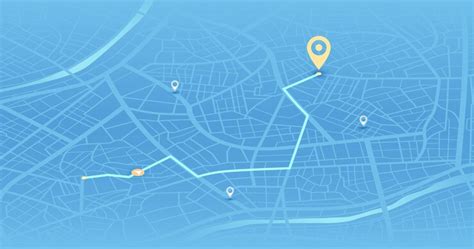 Premium Vector Multiple Markers Indicating Various Routes Including The Shortest Path Option