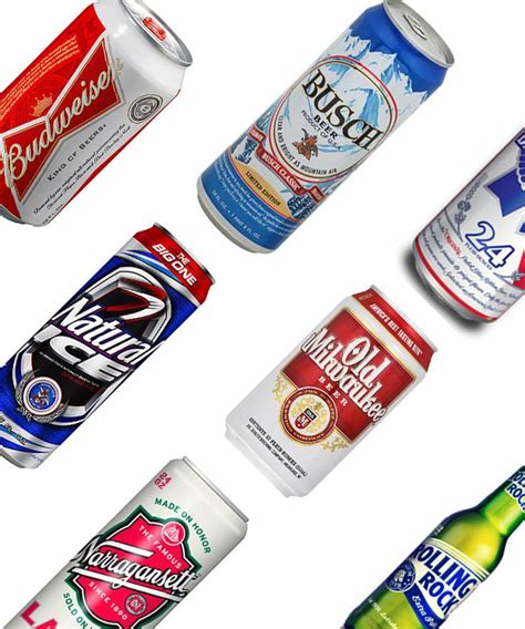 11 Cheap American Beers Ranked From Awful To Drinkable American Beer