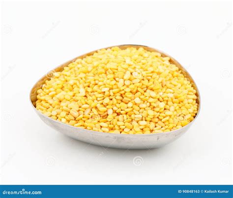 Yellow Split Mung Dal Stock Image Image Of Split Beans 90848163
