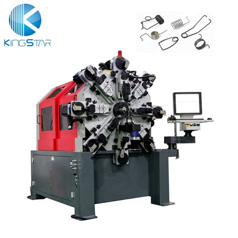 CNC Automatic Spring Coiling Machine SS Spring Making Machine 12 Axis Spring Coiling Making