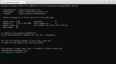 Install Linux On Windows With WSL