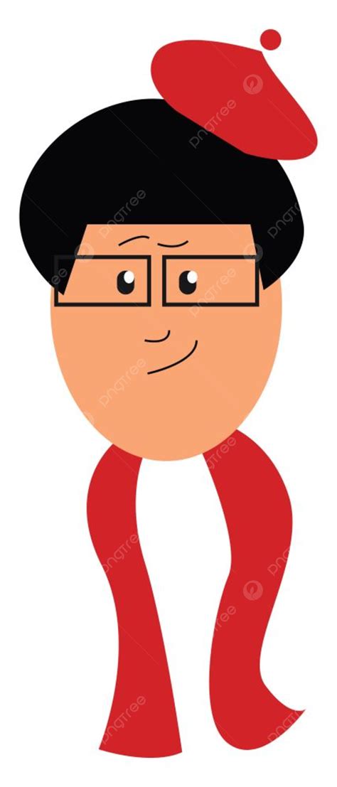 Man Hat Vector Png Images A Man In A Small Red Hat Color And Hat