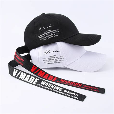 2022 한국 버전 야구 모자 컬러 롱 스트랩 레터 커브 브림 개성 트렌드 올 매치 여성 모자 Aliexpress