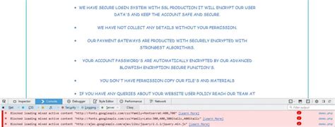 how to fix ssl load unsafe script and insecure content