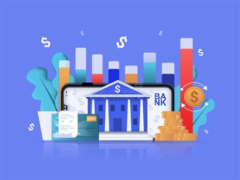 Banking Concept Screens Set For Mobile App Template Stock Vector Illustration Of Interface