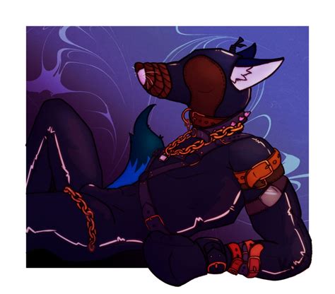 Rule 34 Anthro Blindfold Blue Tail Bondage Bondage Bondage Gear