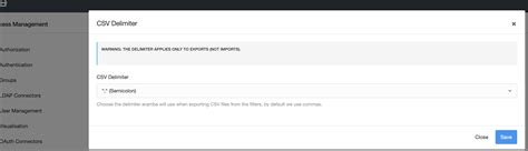 Question Configurable Delimiter In Csv Exports Forum Software Eramba