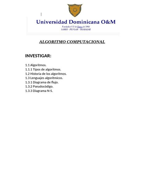 Algoritmo Computacional 2 Pdf