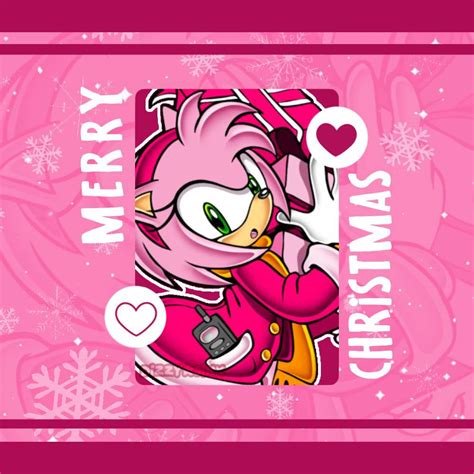 GIFT Christmas Amy Edit Sonic The Hedgehog Amino