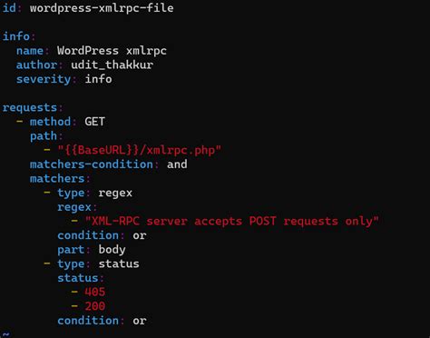 Bug Wordpress Xmlrpc File Shows No Results Found Despite Application Vulnerable · Issue 764