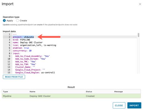 Vrealize Automation Deploying A Gke Cluster With Code Stream Add To