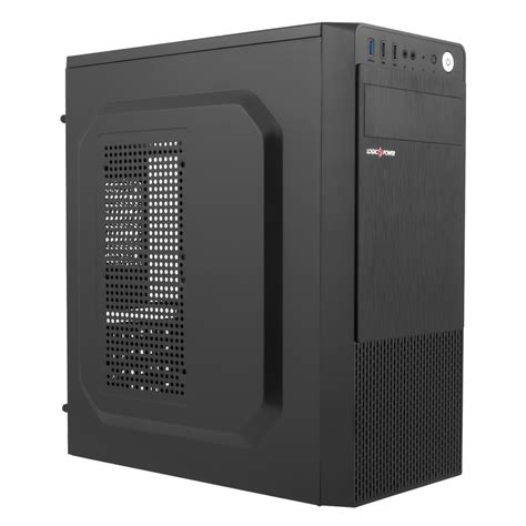 Корпус LogicPower 2008 Black, 400W 80mm, ATX, mATX, Flex-ATX Midi-Tower ...