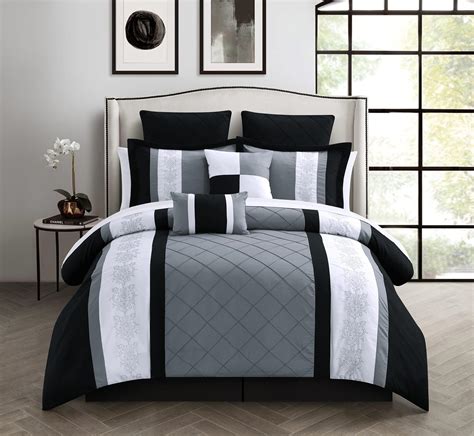 Chic Home Jake 10 Piece Comforter Set Reversible Hotel