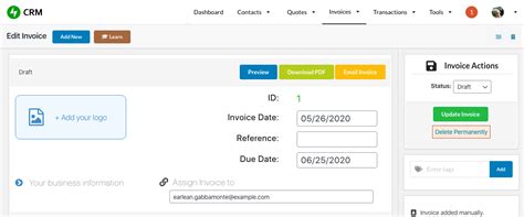 How Do I Delete An Invoice Jetpack CRM