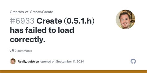 create 0 5 1 h has failed to load correctly · issue 6933 · creators