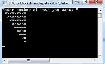 C Program To Floyd S Triangle Star Pattern Codeforcoding