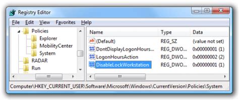 Disableenable Lock Workstation Functionality Windows L Heelpbook