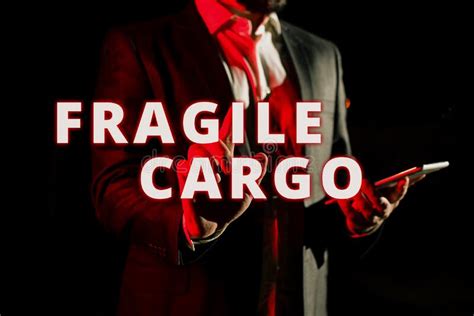 Writing Displaying Text Fragile Cargo Word Written On Breakable Handle With Care Bubble Wrap