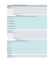 UGRD IT XML Based Web Applications Final Q Docx Grade Out Of Question