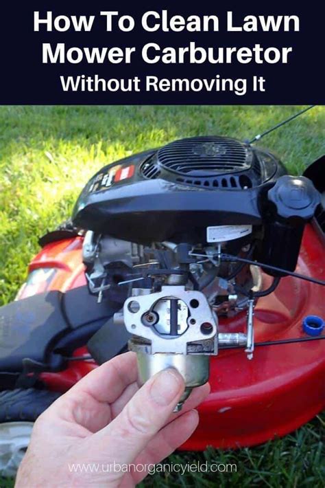 How to clean a carburetor on a lawn mower without removing it – Artofit