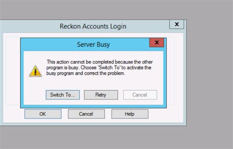 Server Busy — Reckon Community Server Busy — Reckon Community