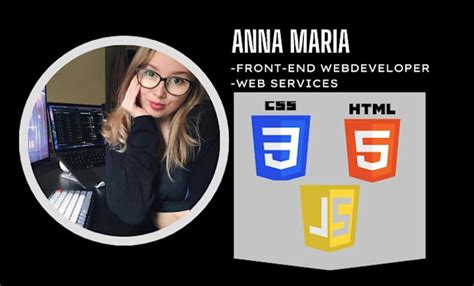 Do Frontend Web Development In Html Css Javascript By Annamaria21 Fiverr