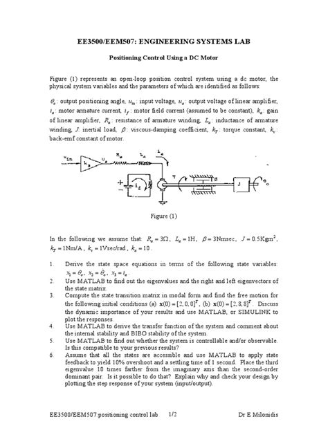 Control Engineering Systems Pdf Control Theory Cybernetics