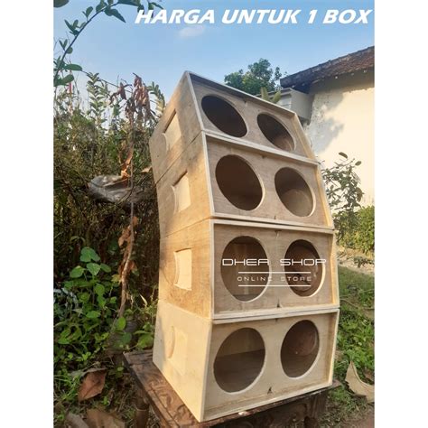 jual box speaker 6 inch line array double shopee indonesia