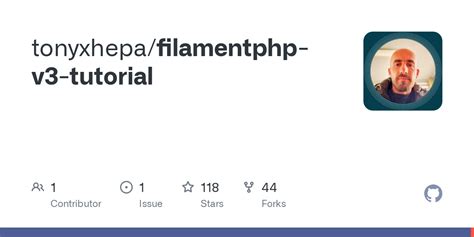 Github Tonyxhepafilamentphp V3 Tutorial