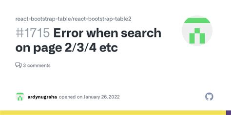 Error When Search On Page 234 Etc · Issue 1715 · React Bootstrap