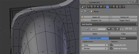 Modeling Subdivision Surface Display Blender Stack Exchange