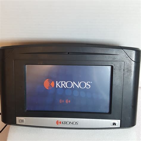 Kronos Intouch 9100 Standard Smart Card Time Clock 8609100 003 Power