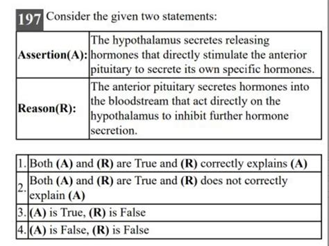 197 Consider The Given Two Statementsassertionabegin Tabular L T