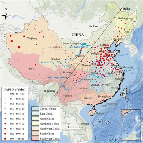 The Urban Air Pollution Index Uapi In 337 Chinese Cities In 2015