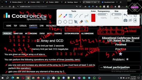 D Array And Gcd Educational Codeforces Round 178 Rated For Div 2