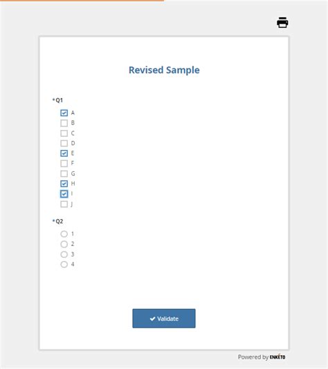 Restricting A Single Select Answer Based On A Previous Selected Answer In Multiple Select Form