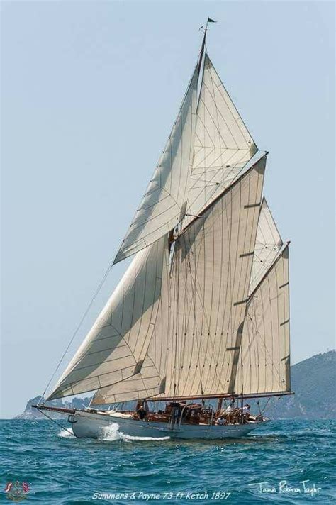 Summers And Payne Javelin 73 Ft Ketch 1897 Javelin Bateaux Voile Bateau Dessin De Voilier