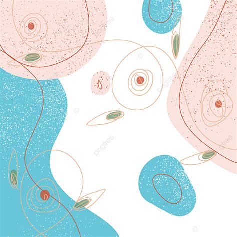 자연스러운 모양과 선이 있는 꽃 배경 파스텔 색상 자연스러운 모양 꽃 배경 일러스트 및 사진 무료 다운로드 Pngtree
