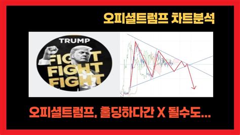 오피셜트럼프 이래도 홀딩하시려구요 Youtube