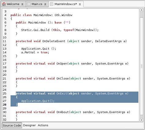 Stetic Gui Designer Monodevelop